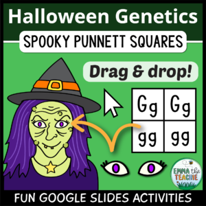 Mendel and Punnett Squares Google Slides - Emmatheteachie