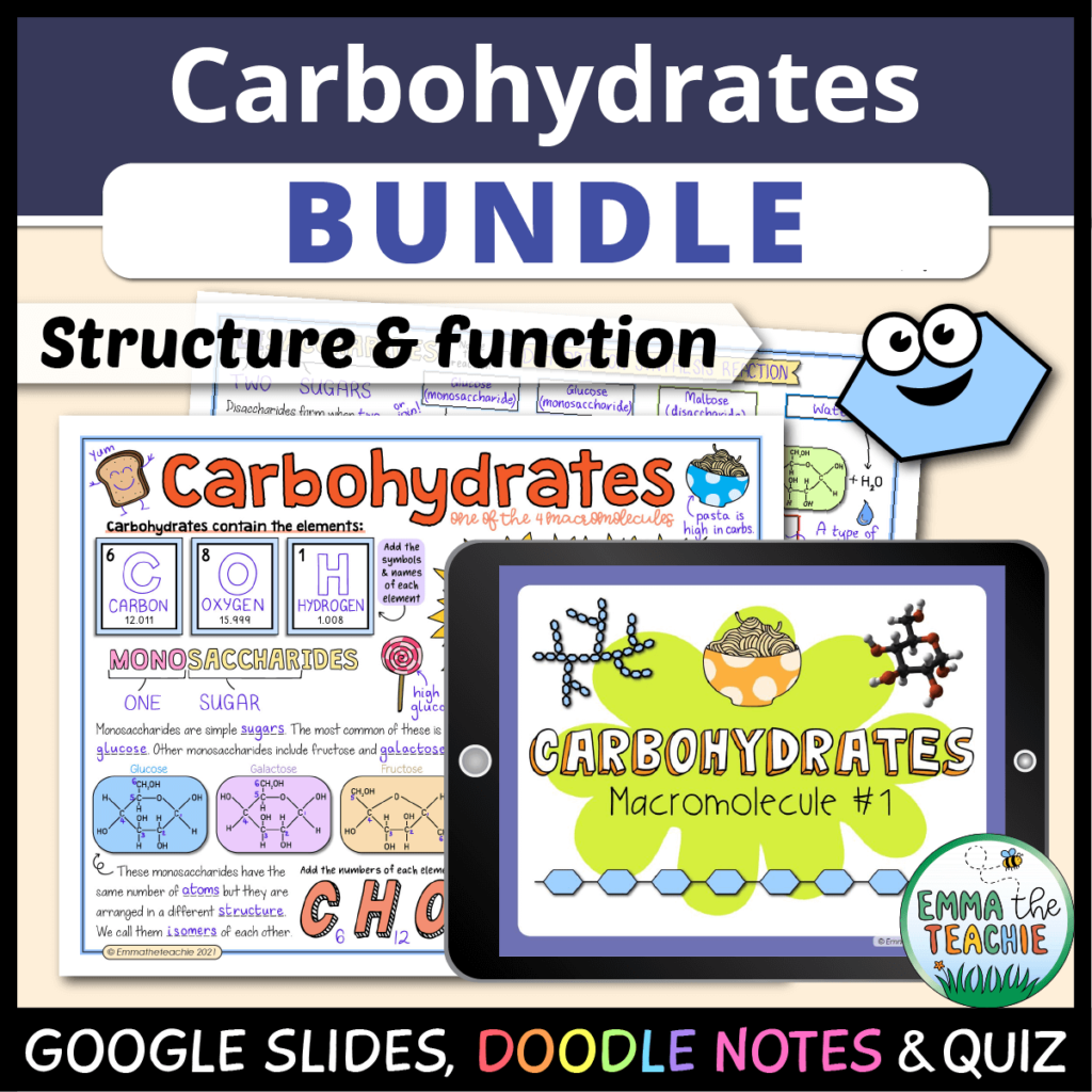 Carbohydrates Google Slides - Emmatheteachie