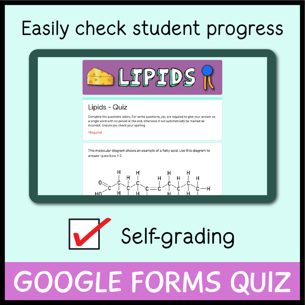 Lipids Google Slides - Emmatheteachie