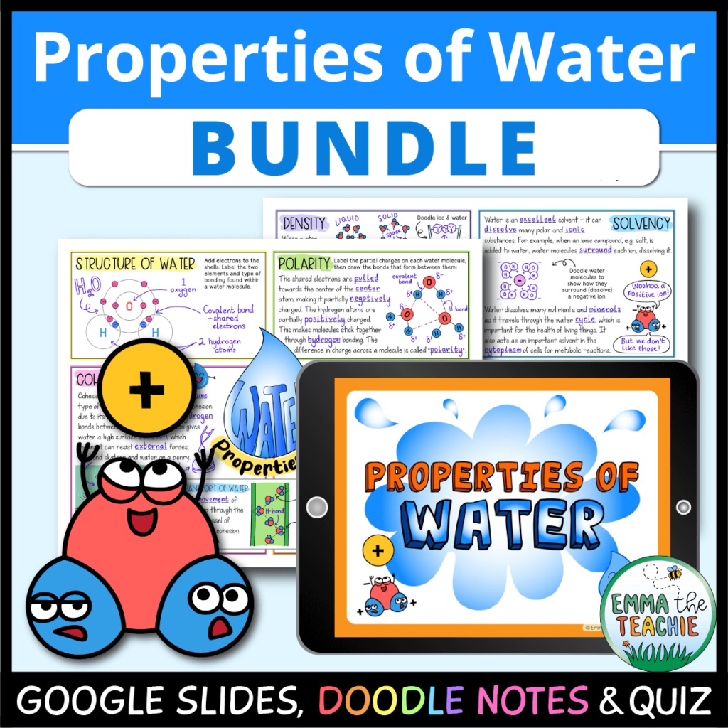 Properties of Water Bundle - Emmatheteachie