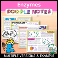 Whole Year of Biology Doodle Notes Bundle - Emmatheteachie