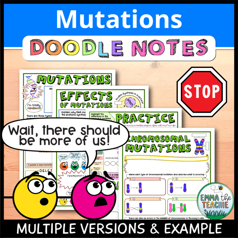 Fun and Effective Mutations Activities for High School Biology ...