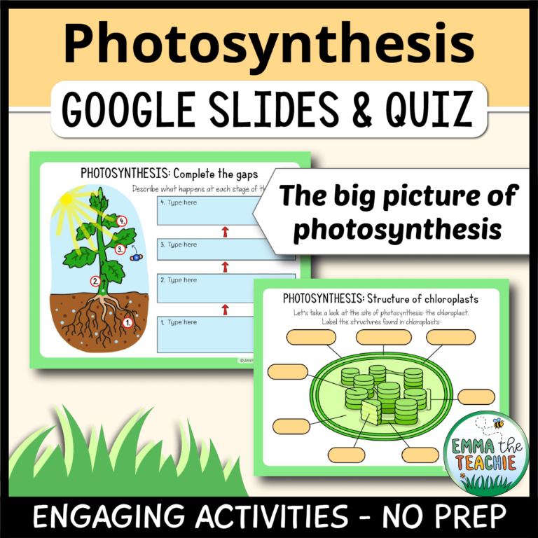 Photosynthesis Google Slides - Emmatheteachie