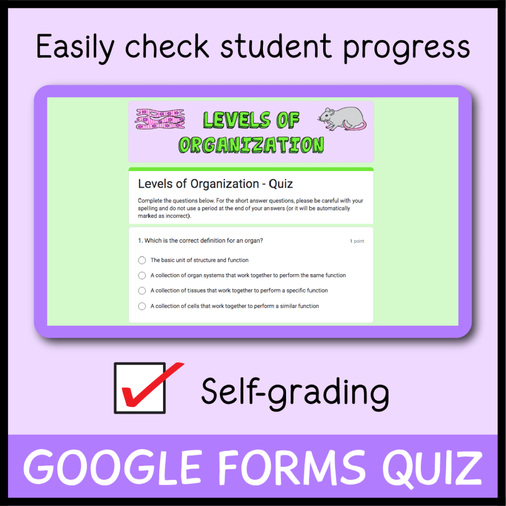 Levels of Organization Google Slides - Emmatheteachie Resources