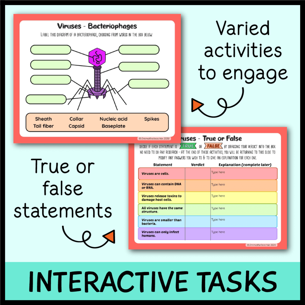 Viruses Google Slides - Emmatheteachie Resources