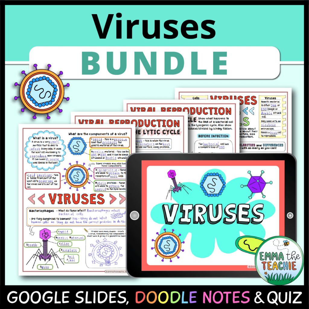 Viruses Lesson Bundle - Emmatheteachie Resources