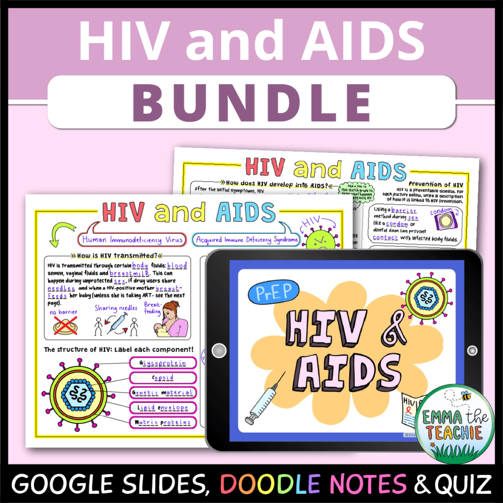 HIV and AIDS Bundle - Emmatheteachie
