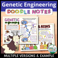 Genetic Engineering Doodle Notes - Emmatheteachie