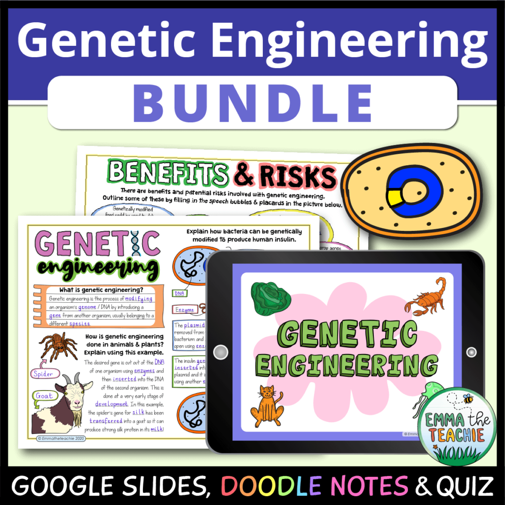 Genetic Engineering Doodle Notes - Emmatheteachie