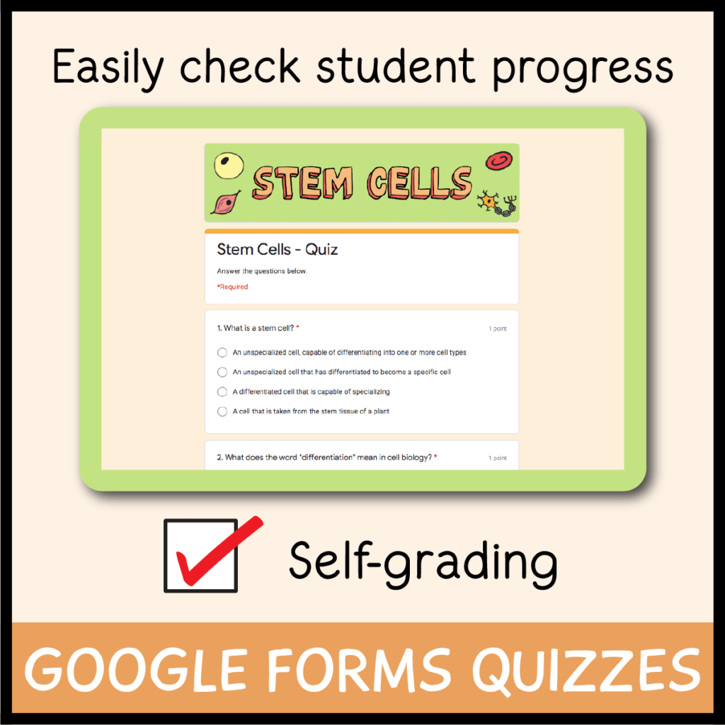 Stem Cells Lesson Bundle - Emmatheteachie Resources