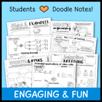 Biotechnology Doodle Notes - Unit Bundle - Emmatheteachie