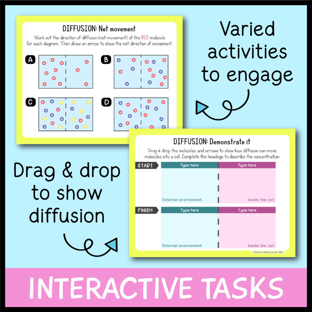 Diffusion Google Slides - Emmatheteachie Resources