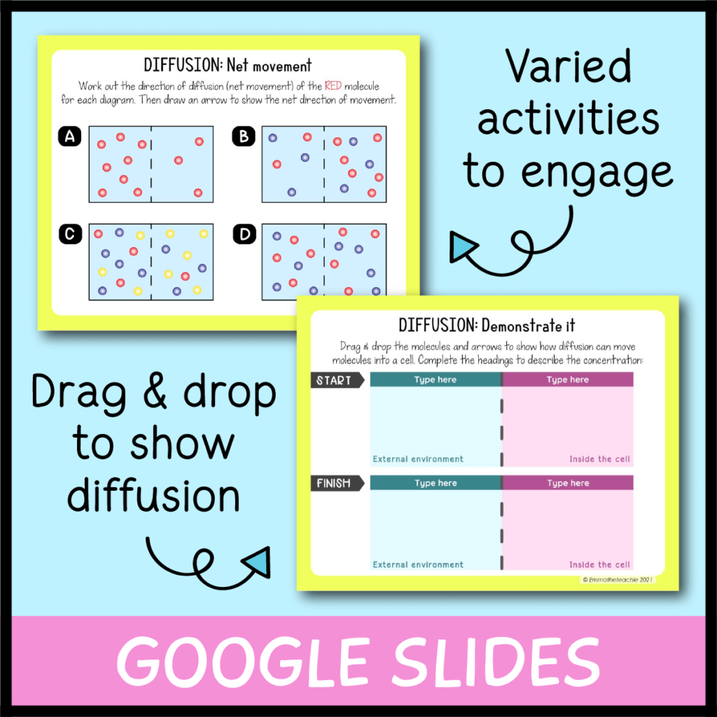 Diffusion Lesson Bundle - Emmatheteachie Resources