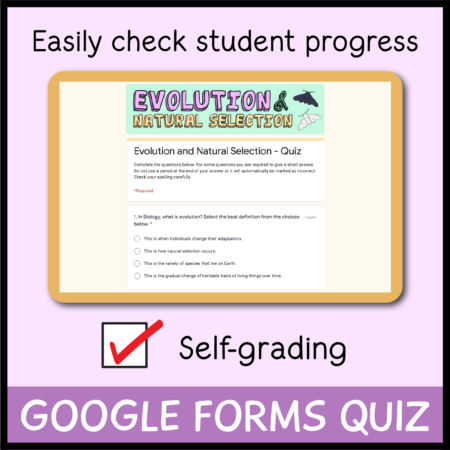Evolution and Natural Selection Google Slides - Emmatheteachie