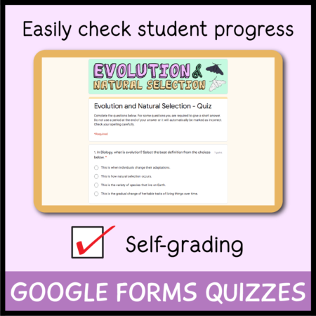 Evolution and Natural Selection Lesson Bundle - Emmatheteachie