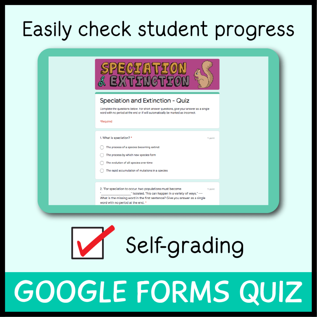 Speciation and Extinction Lesson Bundle - Emmatheteachie