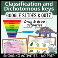 Classification & Dichotomous Keys - Google Slides Activities