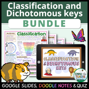 Classification and Dichotomous Keys - Lesson Bundle