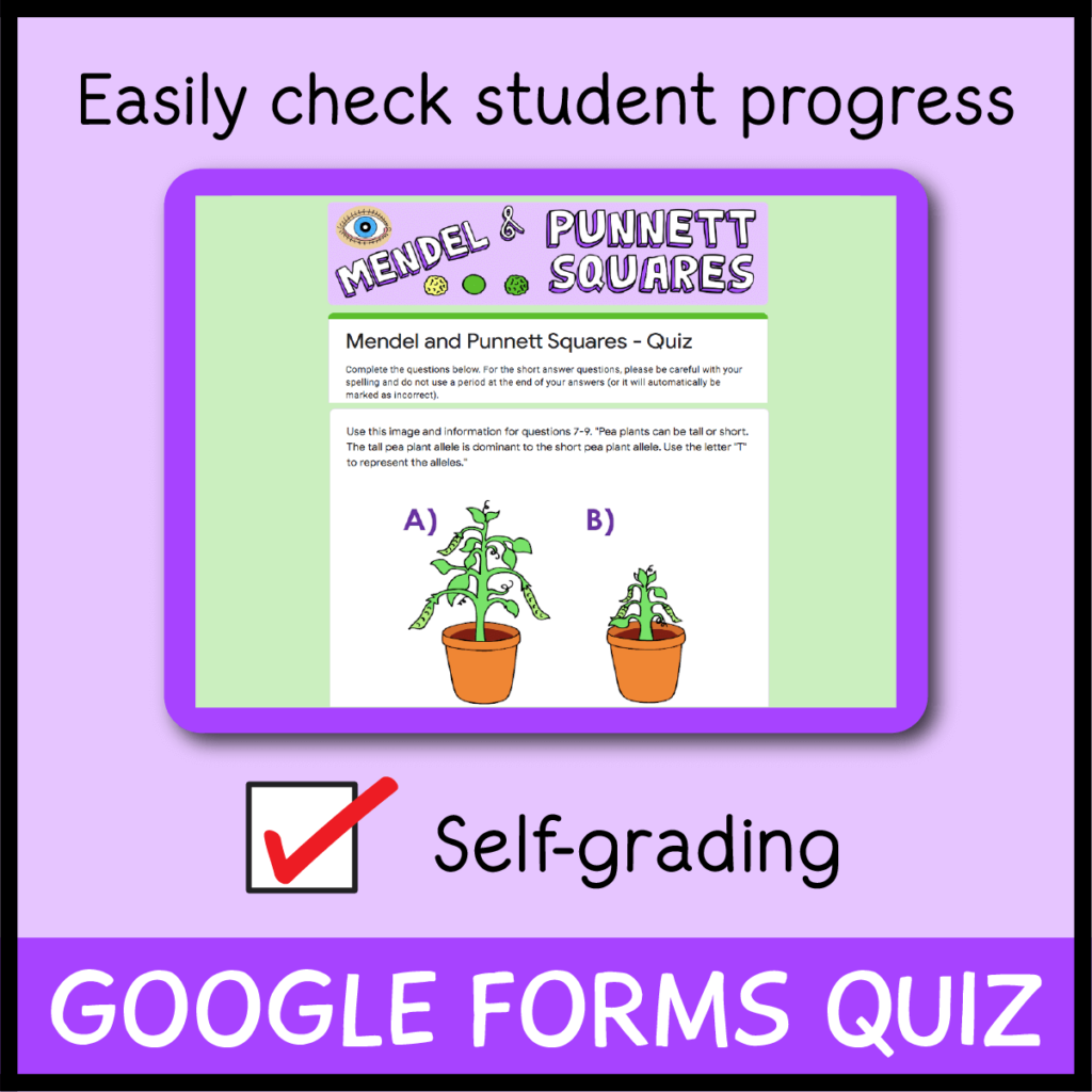 Mendel and Punnett Squares Lesson Bundle - Emmatheteachie
