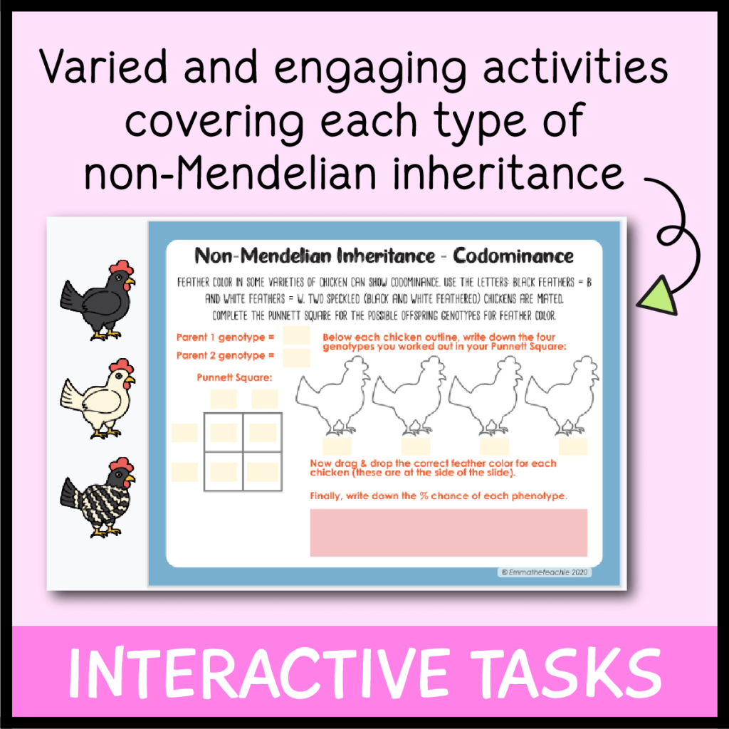 Non-Mendelian Inheritance Google Slides - Emmatheteachie