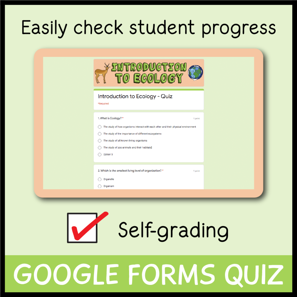 Introduction to Ecology Google Slides - Emmatheteachie