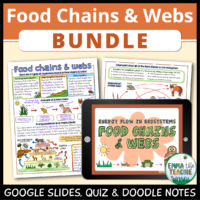 Food Chains And Food Webs Lesson Bundle Emmatheteachie