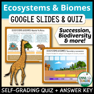 Ecosystems and Biomes Google Slides - Emmatheteachie