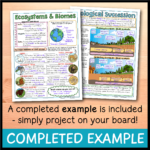 Ecosystems and Biomes Doodle Notes - Emmatheteachie