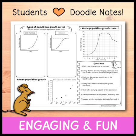 Population Growth Doodle Notes - Emmatheteachie