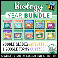 Whole Year of Biology Google Slides Bundle - Emmatheteachie