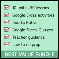 Whole Year Biology Curriculum - Google Slides and Doodle Notes