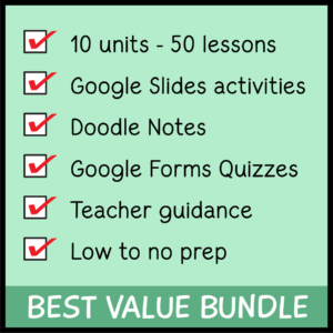 Whole Year Biology Curriculum - Google Slides and Doodle Notes