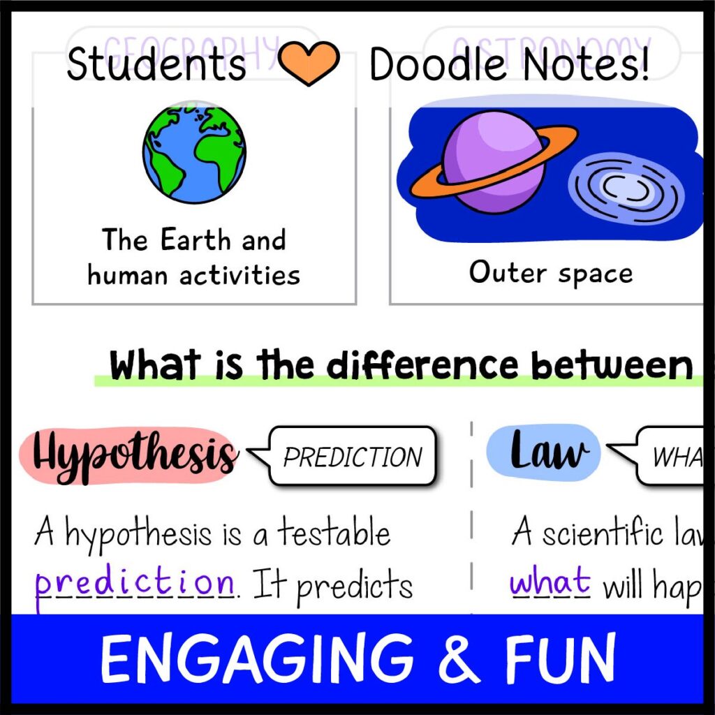 What is Science? Doodle Notes - Emmatheteachie