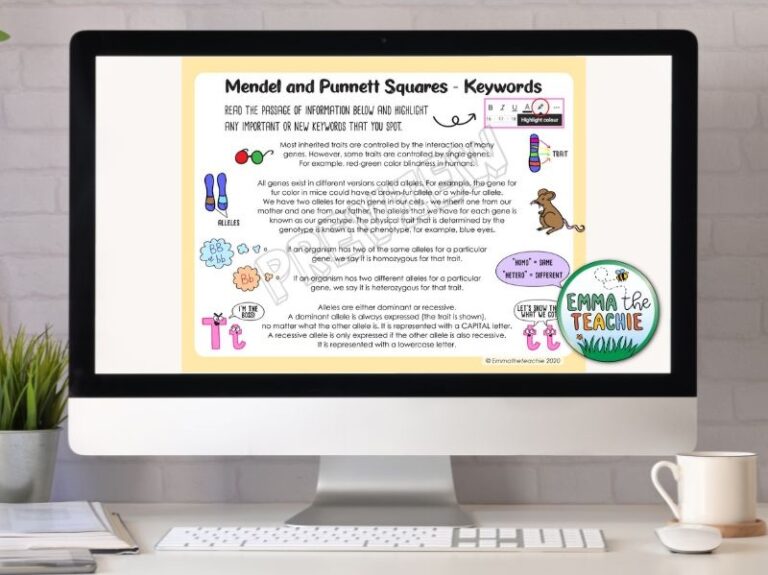 4 Ideas for Your Punnett Squares Lesson Activities - Emmatheteachie Blog