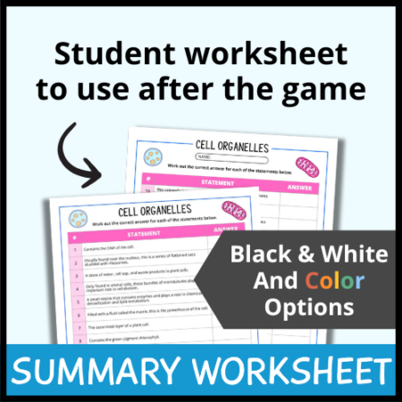 Cell Organelles SPLAT Review - Emmatheteachie