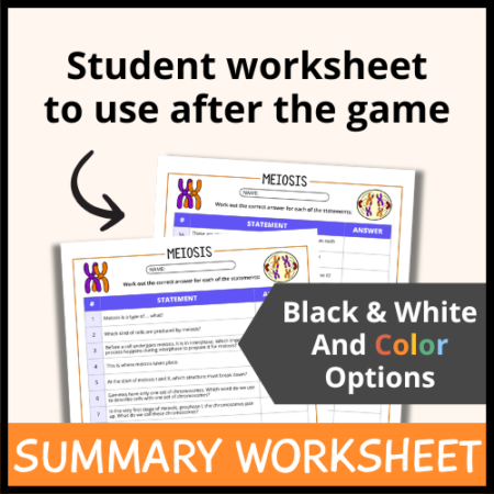 Meiosis SPLAT Review - Emmatheteachie