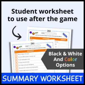 The Structure of DNA SPLAT Review - Emmatheteachie
