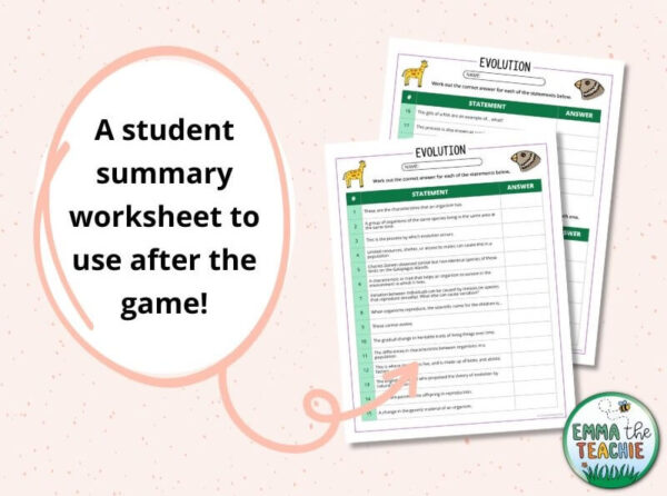 Your New Favorite Biology Review Game (And How To Play!) - Emmatheteachie