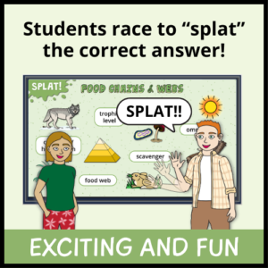 Food Chains and Food Webs SPLAT Review - Emmatheteachie