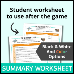 The Nitrogen Cycle SPLAT Review - Emmatheteachie