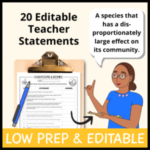 Ecosystems and Biomes SPLAT Review - Emmatheteachie