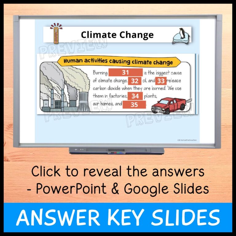 Climate Change Doodle Notes - Emmatheteachie